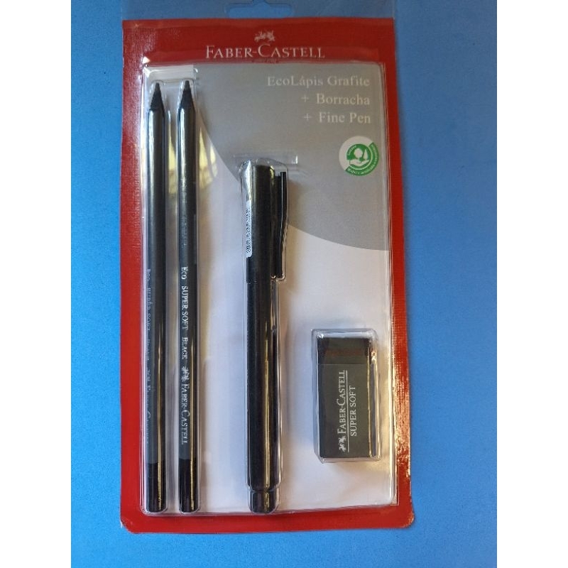 Kit Faber-Castell, 4 itens | Shopee Brasil