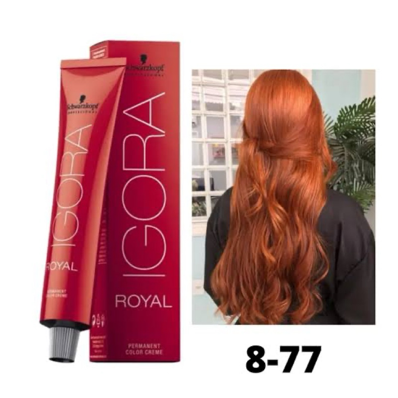 Igora Royal 8.77 Louro Claro Cobre Extra -60ml | Shopee Brasil