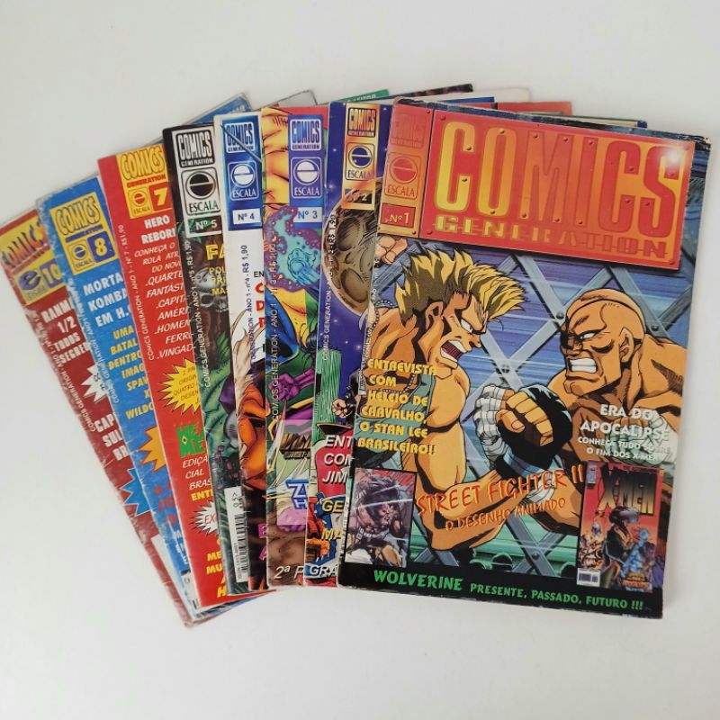 Revistas Comics Generation Editora Escala desconto no lote complete sua ...
