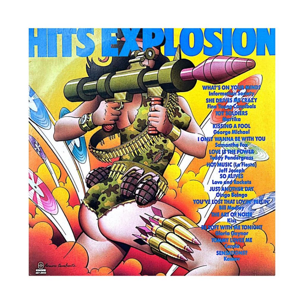 Lp Hits Explosion Coletânea Nacional Usado | Shopee Brasil