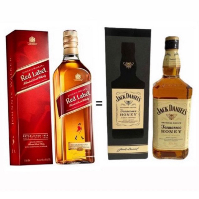 Kit Red Label 1L + Jack honey Mel 1L | Shopee Brasil