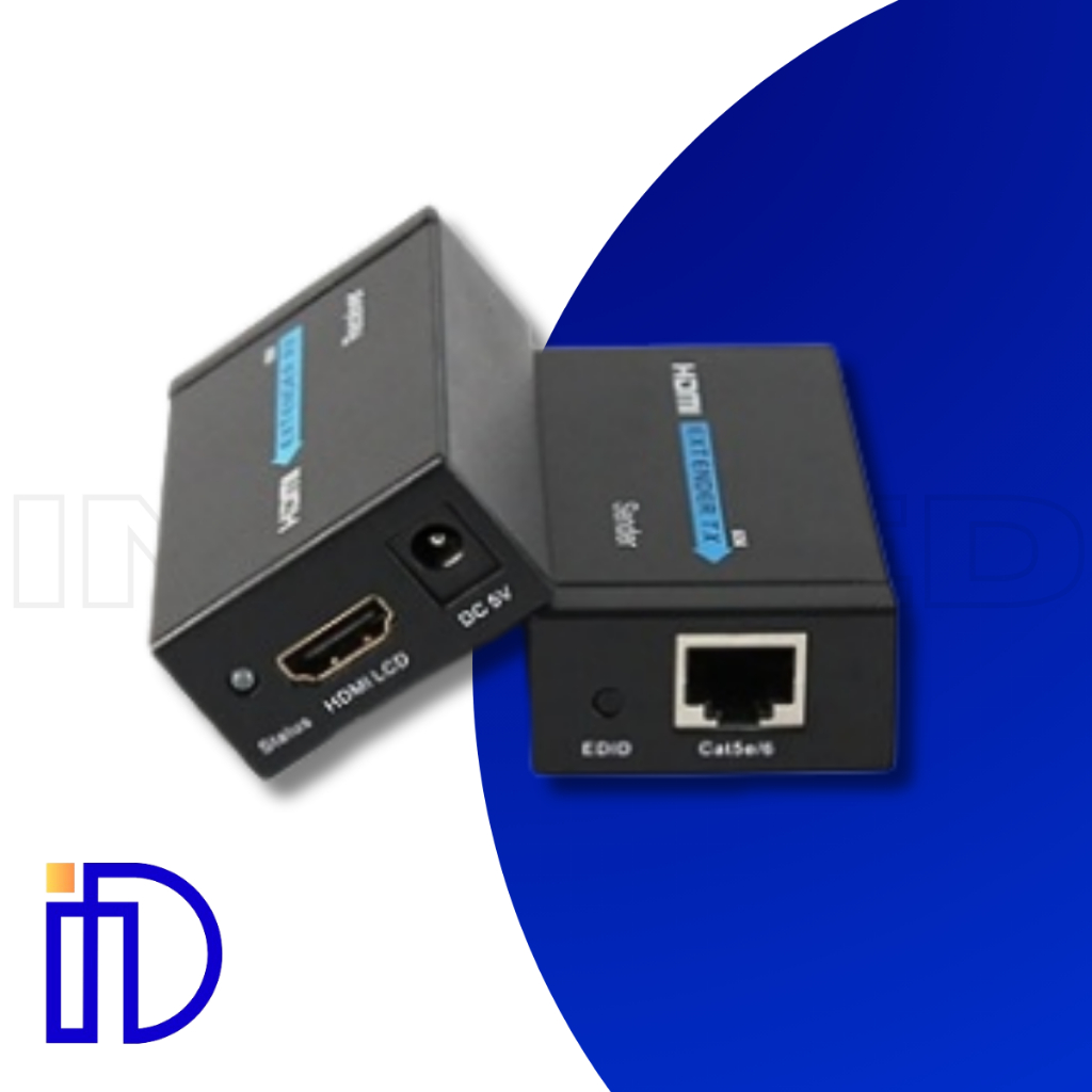 Extensor Adaptador Hdmi Rj45 60 Metros | Shopee Brasil