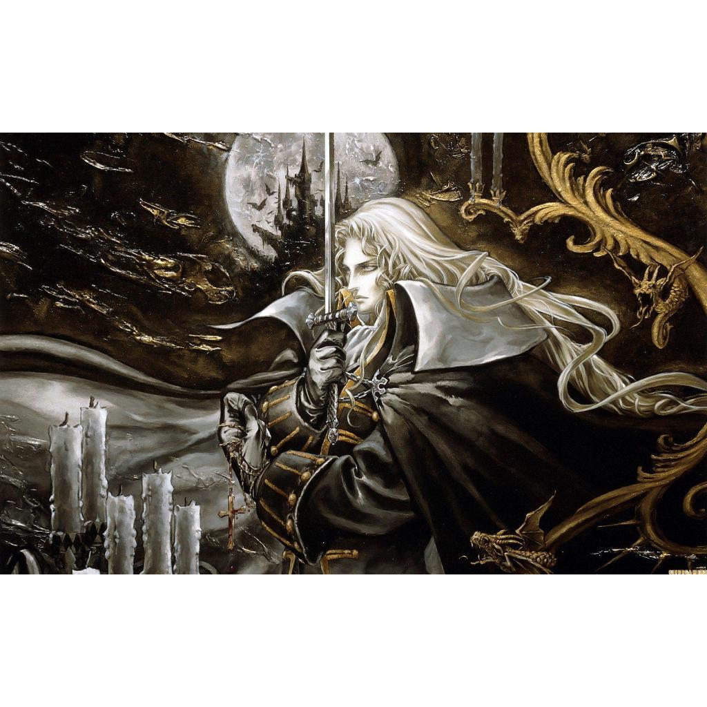 Mouse Pad Gamer Castlevania Sinfonia da Noite (58cm x 30cm) | Shopee Brasil