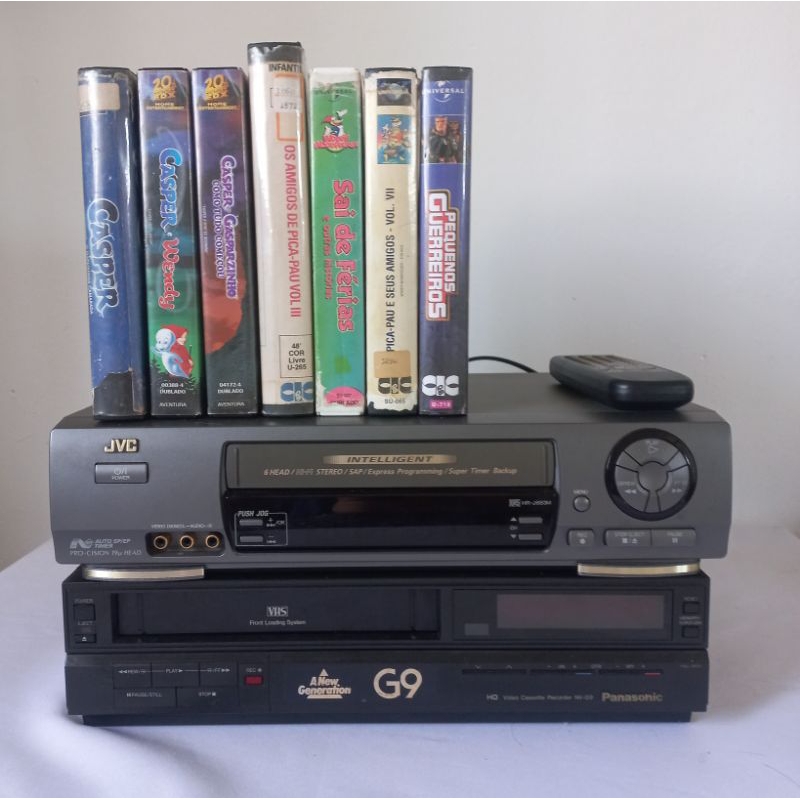 Aparelhos VHS + 7 Fitas | Shopee Brasil