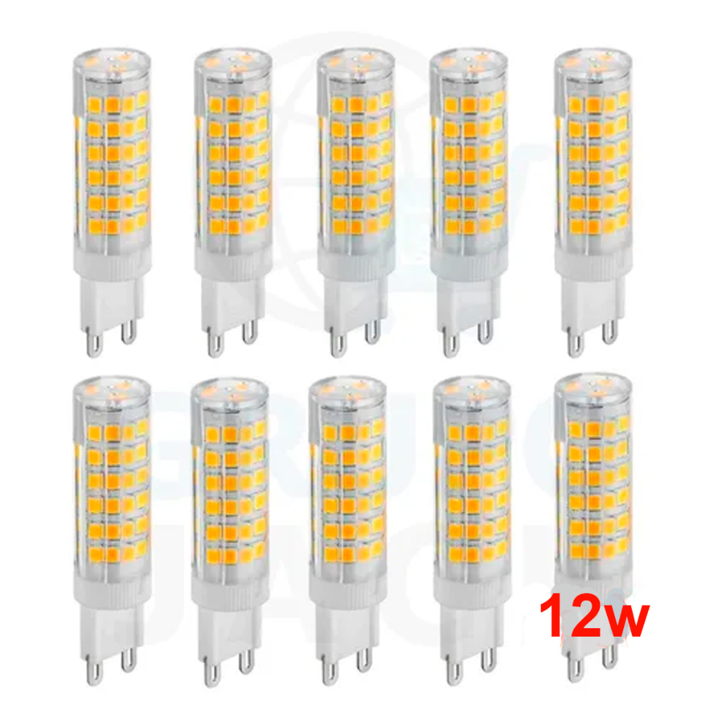 Kit Jogo 10 Conjunto Lâmpadas Led G9 Halopim 12w Bivolt 110v 220v ...