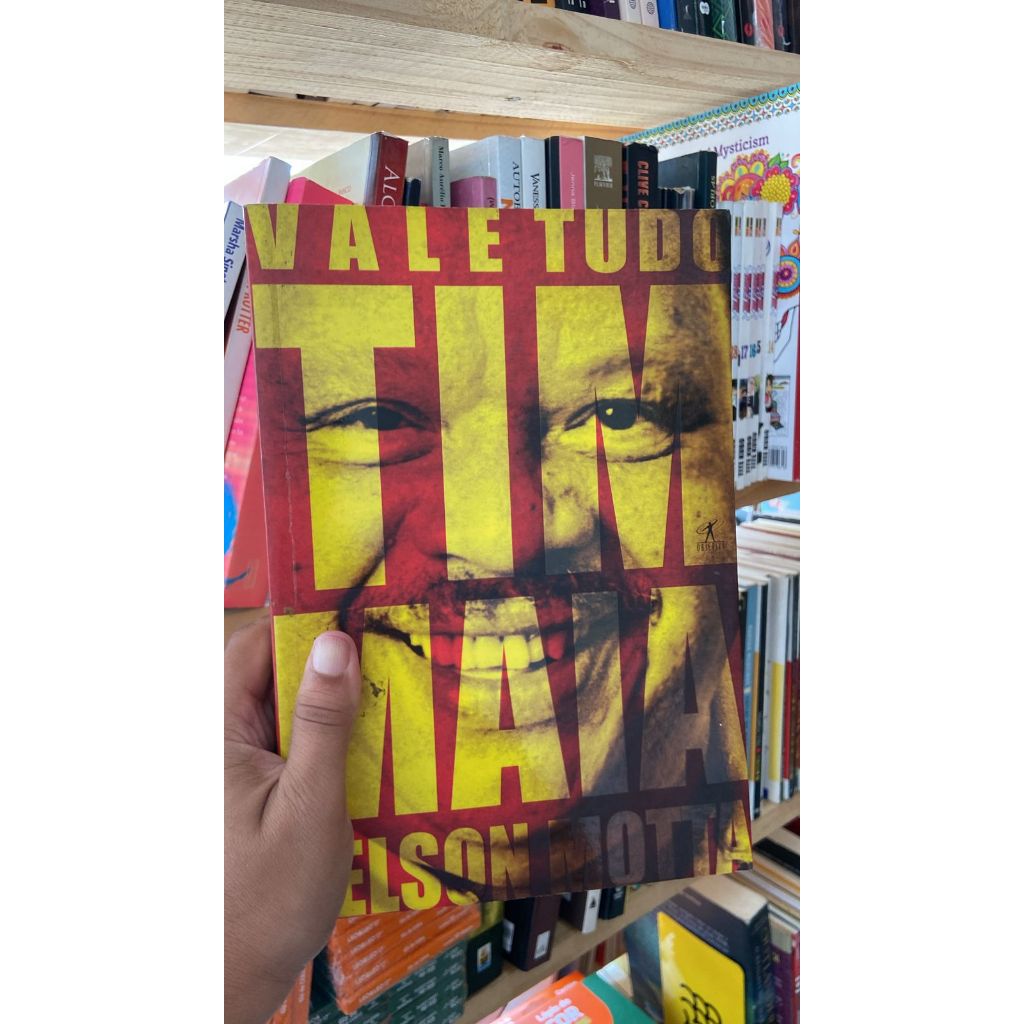 Vale tudo Tim maia livros de capa comum autor Nelson Motta | Shopee Brasil
