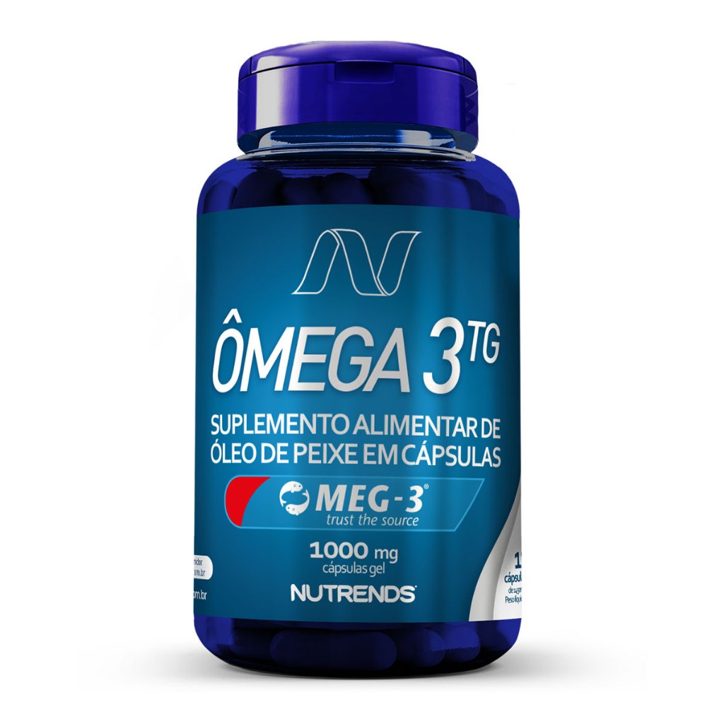 Ômega 3 TG (MEG-3®) 1000mg 540EPA/360DHA 120 Cápsulas - Nutrends ...