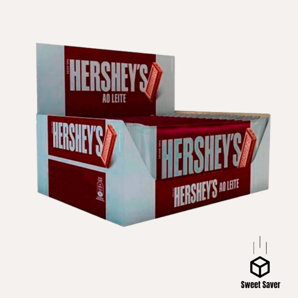 Caixa HERSHEY'S Barra Ao Leite 18 Unidades - 82g | Shopee Brasil