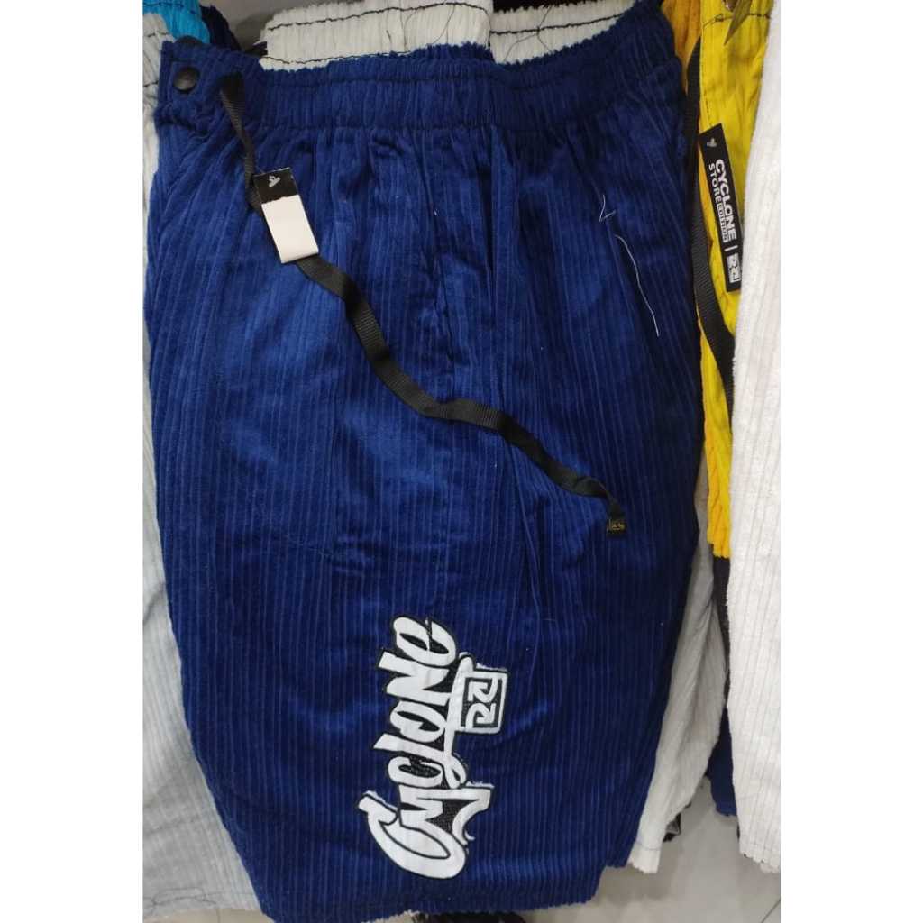 Shorts Cyclone Bermuda Veludo Lançamento | Shopee Brasil