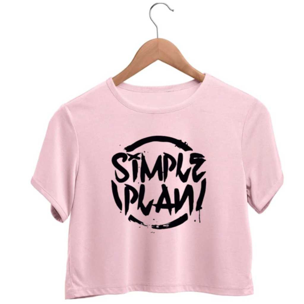 Camiseta Cropped T-shirt Simple Plan Rock I Wanna Be Tour 2024 Unissex ...