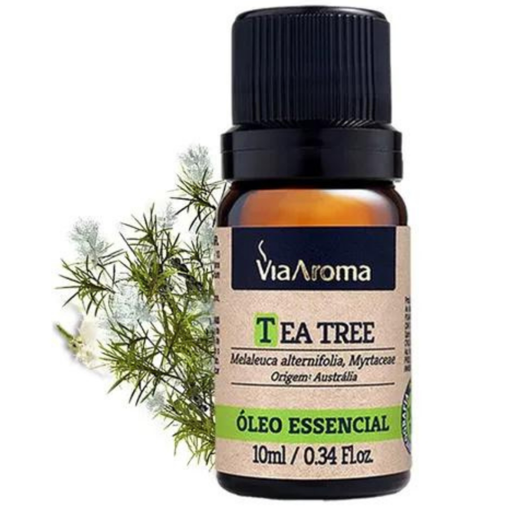 Oleo Essencial De Melaleuca Tea Tree 100% Puro 10 Ml | Shopee Brasil