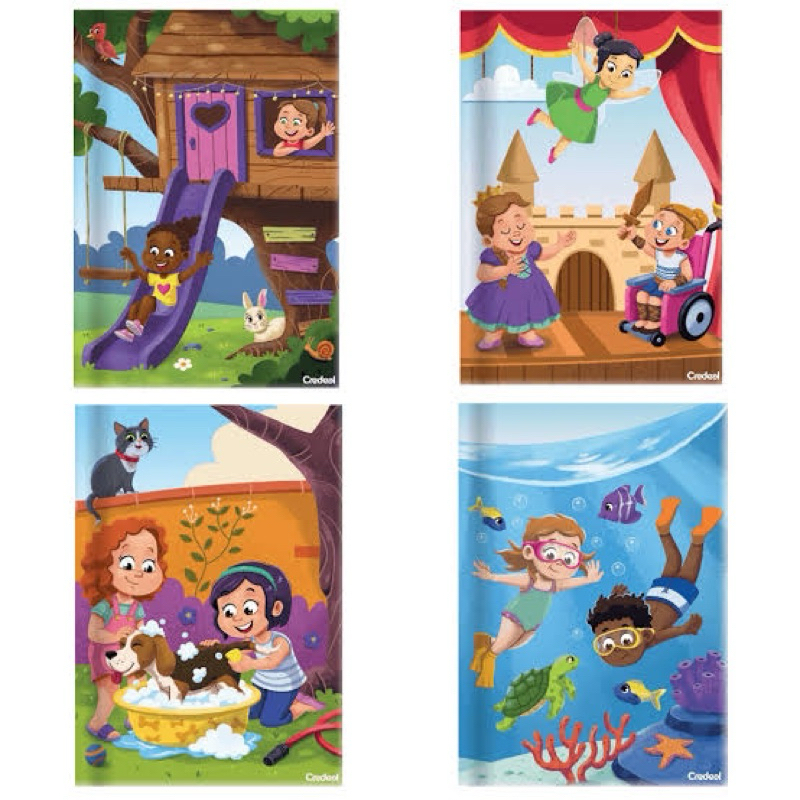 CADERNO BROCHURA 1/4 CAPA DURA TURMA DA LALA | Shopee Brasil