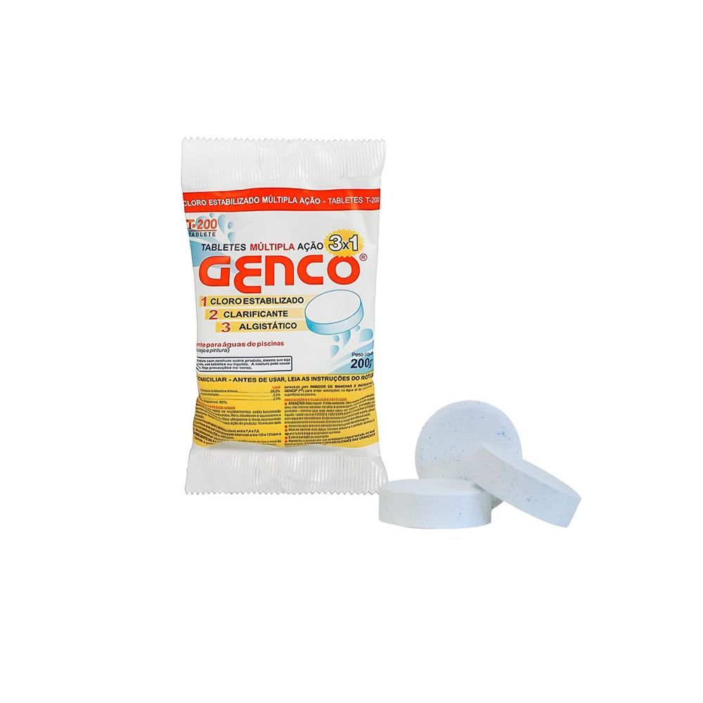 GENCO TABLETE 200g MÚLTIPLA AÇÃO 3 em 1 kit com 10 Unidades | Shopee Brasil