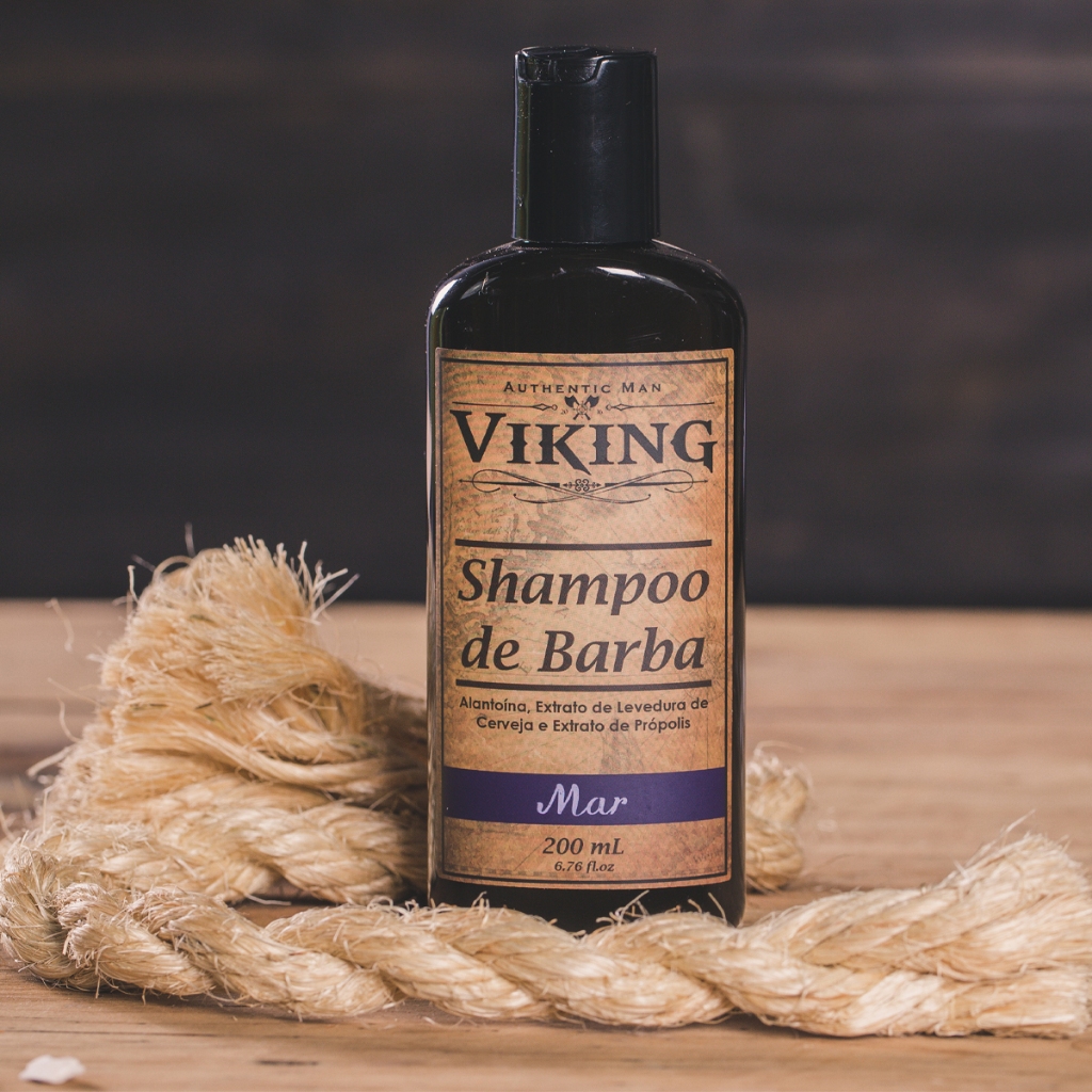 Shampoo de Barba Viking Mar 200mL | Shopee Brasil