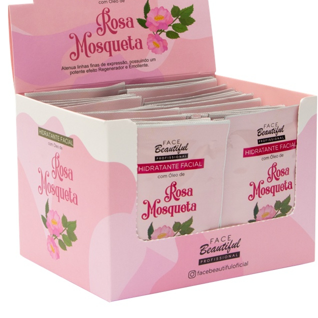 BOX 50und ROSA MOSQUETA SACHÊ FACE BEAUTIFUL | Shopee Brasil