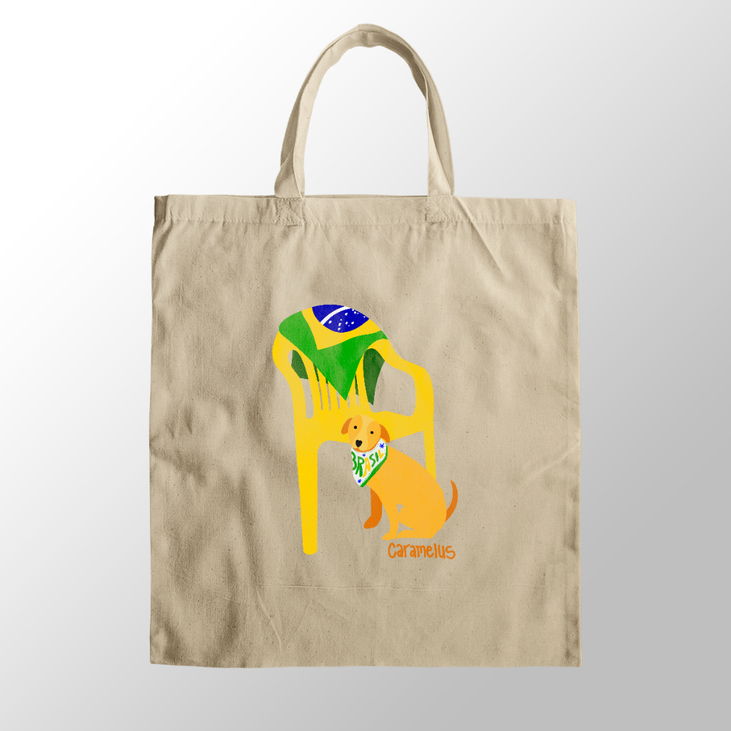 Bolsa Unissex Ecologica Ecobag Cachorro Caramelo Meme Brasil | Shopee Brasil
