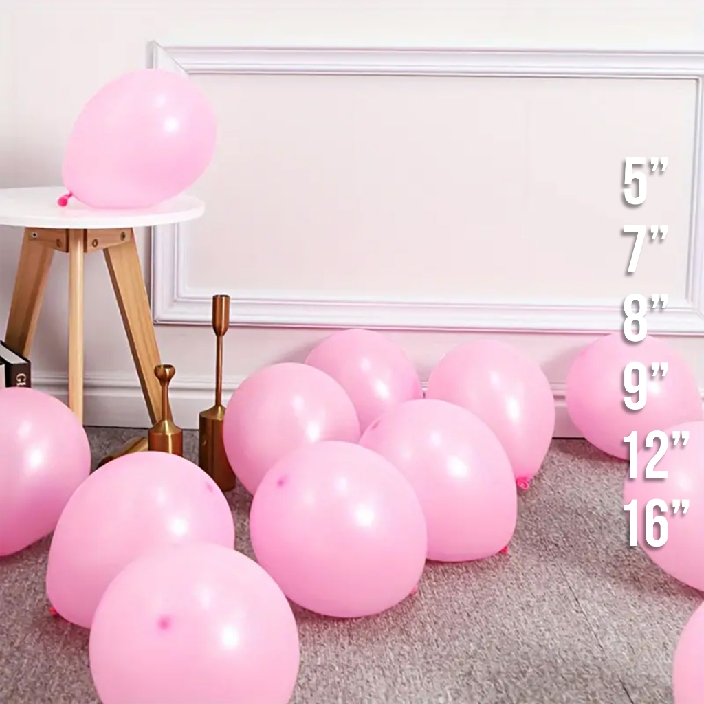 Balão Bexiga Rosa Todas Polegadas - Latex - Cores Lisas - Varias ...