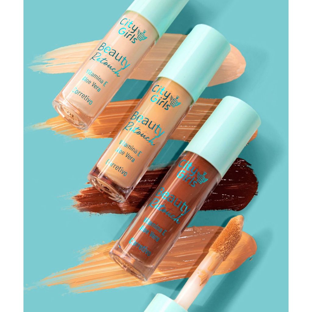 CORRETIVO BEAUTY RETOUCH CITY GIRLS | Shopee Brasil