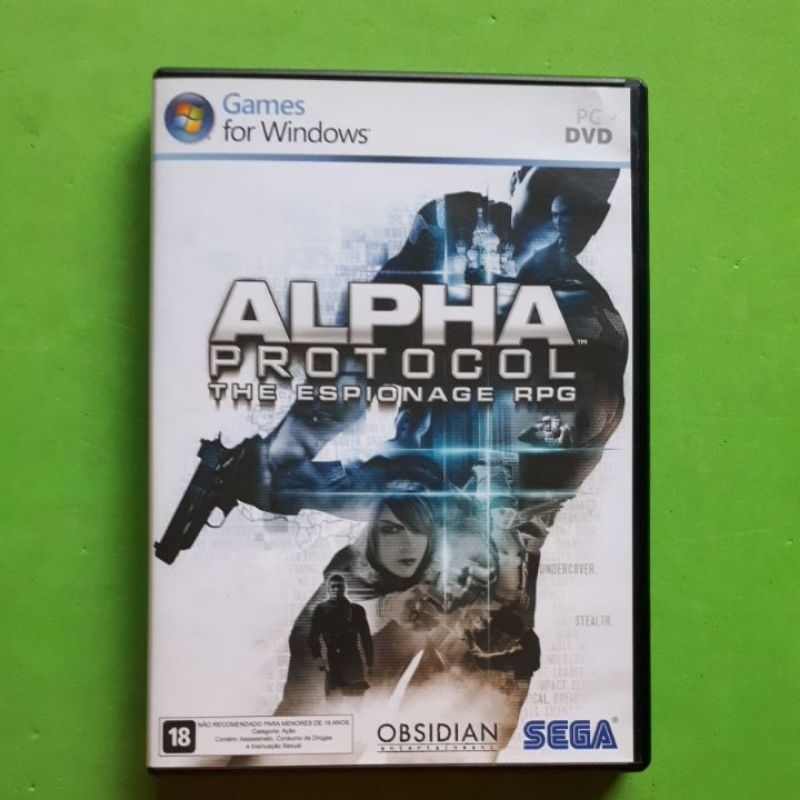 jogo PC dvd ALPHA - PROTOCOL - the espionagem rpg /duplo | Shopee Brasil