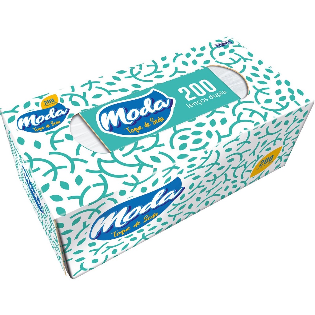 04 CX Lenço De Papel Macio Suave Descartável Grande Caixa 200 Unid ...