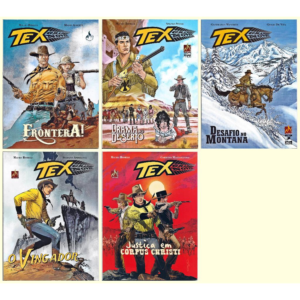 Tex Graphic Novel (Mythos) [2016-2018]. | Shopee Brasil