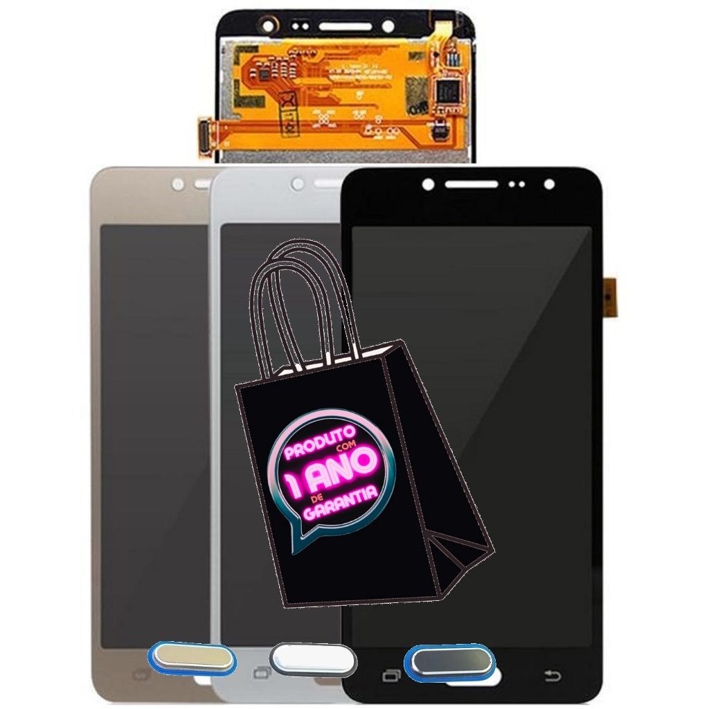 Tela Touch Display Lcd Compatível Com Galaxy J2 Prime G532 Frontal Completa + Botão! | Shopee Brasil