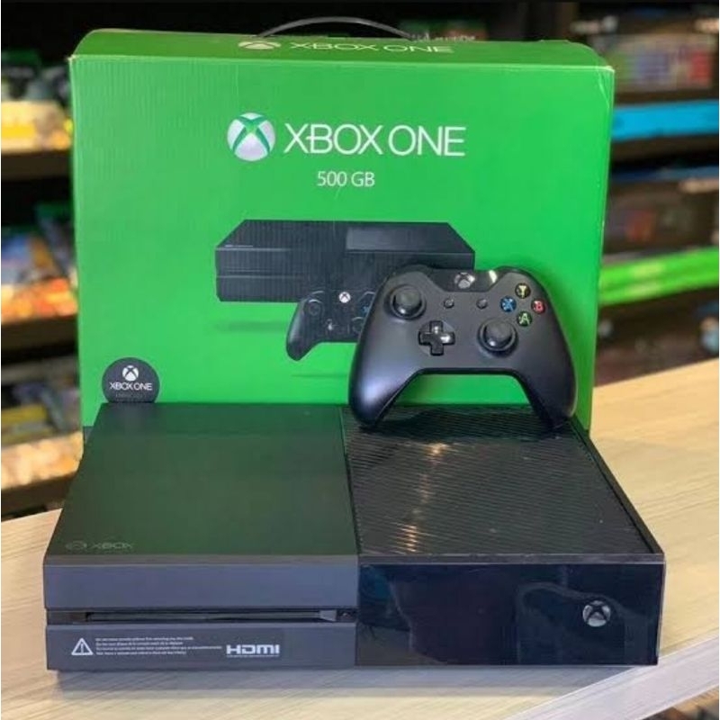 Xbox One Fat 500GB + 1 controle sem fio | Shopee Brasil