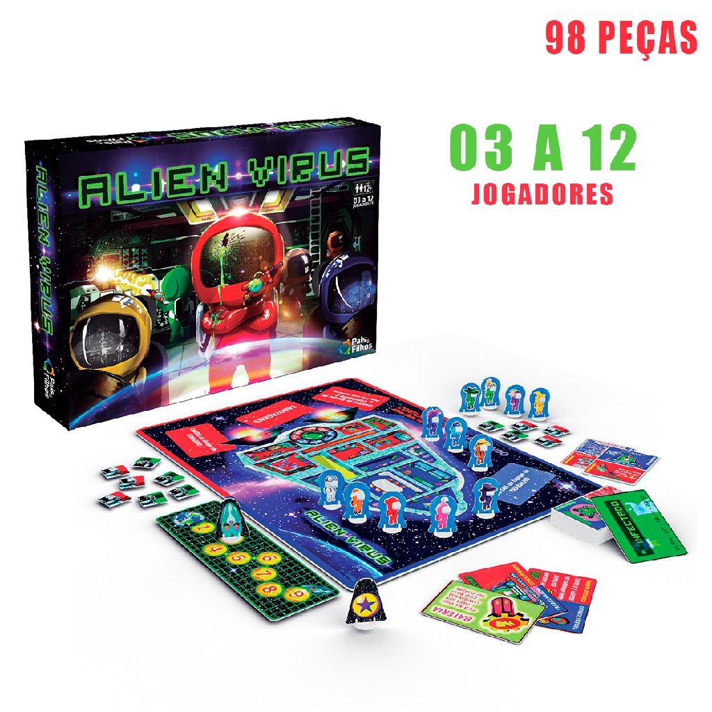 Jogo Tabuleiro de Mesa Alien Virus Board Game | Shopee Brasil