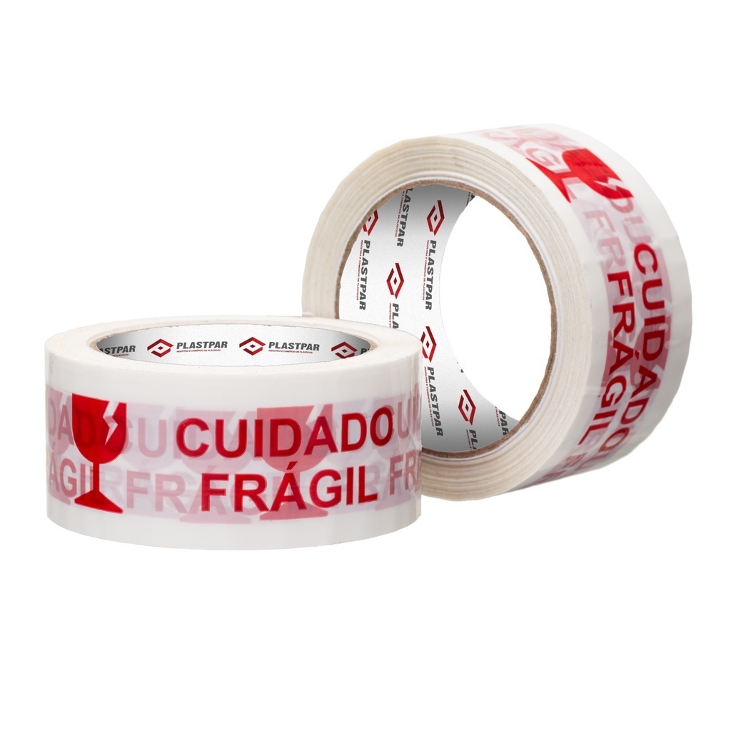 Fita Adesiva Cuidado Fragil 48mm X 100 Metros | Shopee Brasil