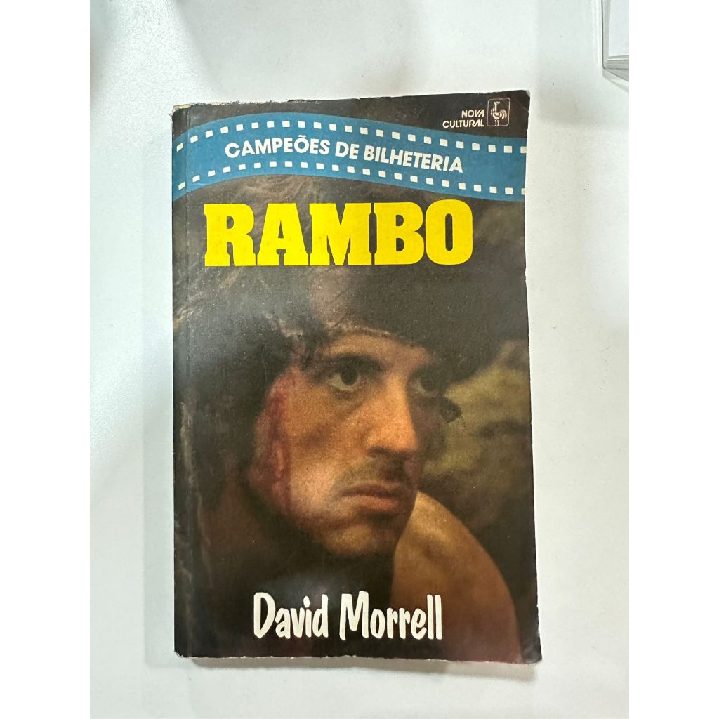 Livro Rambo De David Morrell Raridade Fotos Real | Shopee Brasil