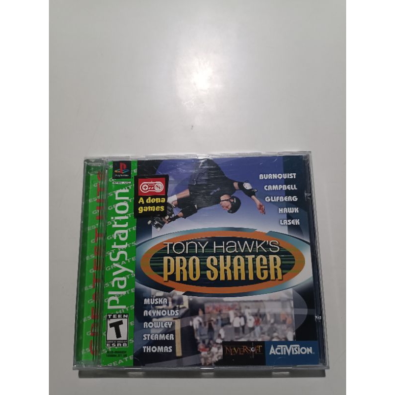 Tony hawk's pro skater original ps1 | Shopee Brasil