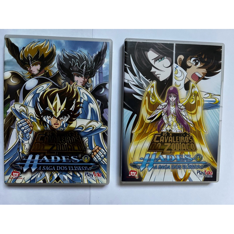 DVD Original - Lote 2 Discos - Os Cavaleiros do Zodíaco - Hades: A Saga dos Elíseos - Volume 2 e ...