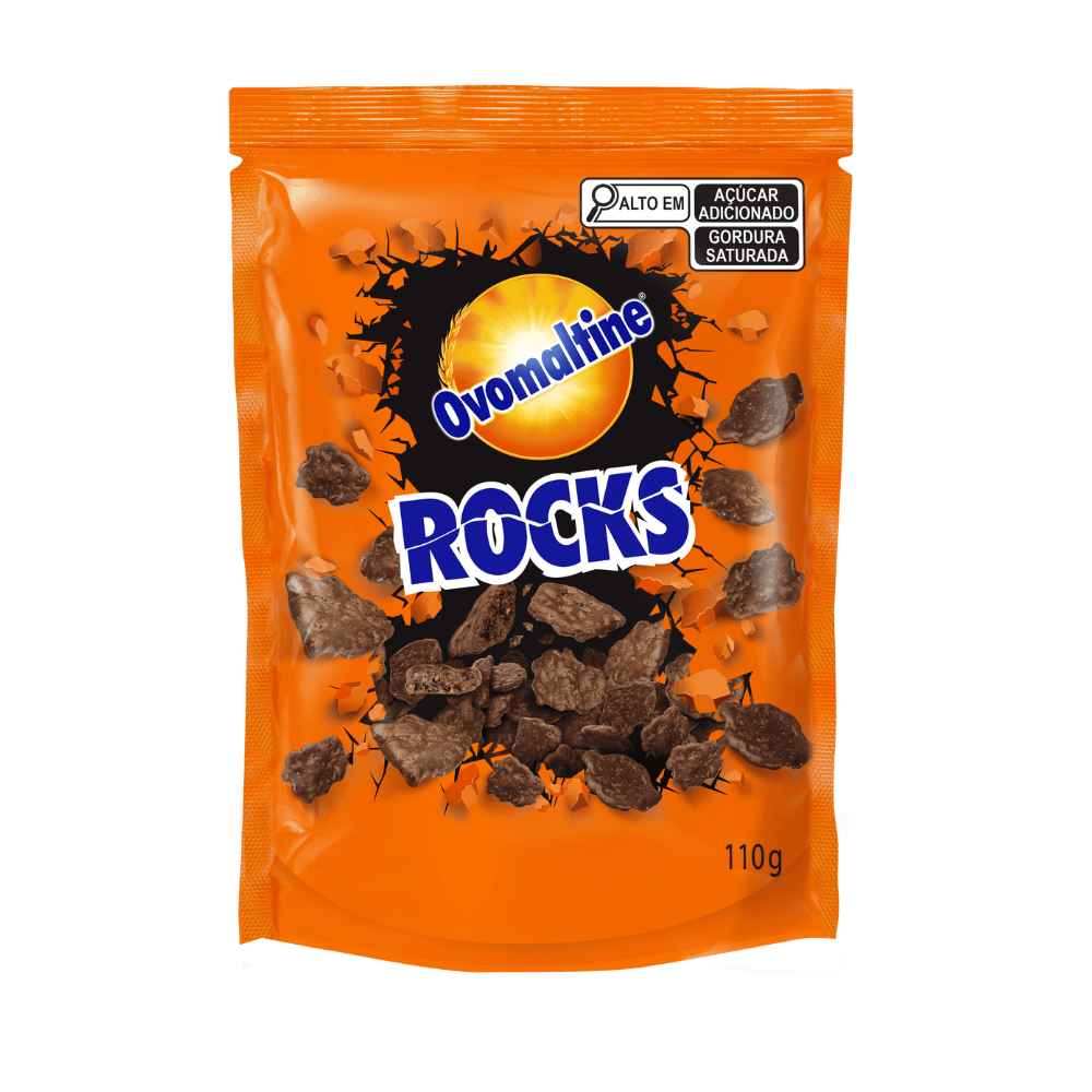 Ovomaltine Rocks Chocolate ao Leite - 110g | Shopee Brasil