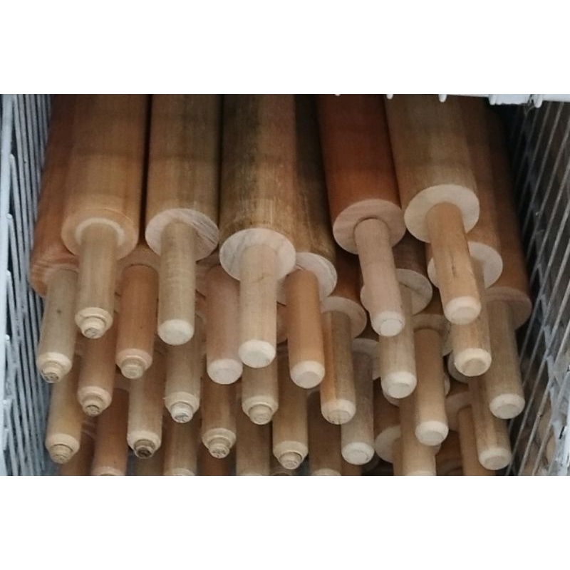 Rolo para abrir massa de madeira | Shopee Brasil