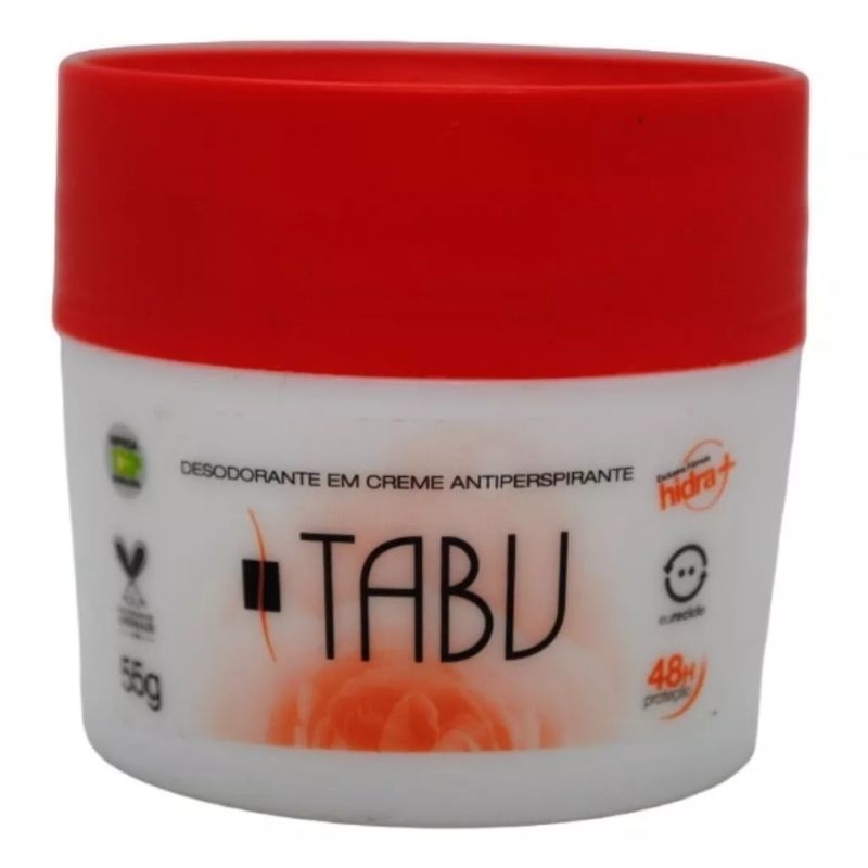 Desodorante em Creme Tabu Tradicional 55g | Shopee Brasil