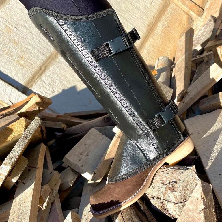 Perneira Caneleira de Proteção contra Pedras Roçadeira e Animais ...