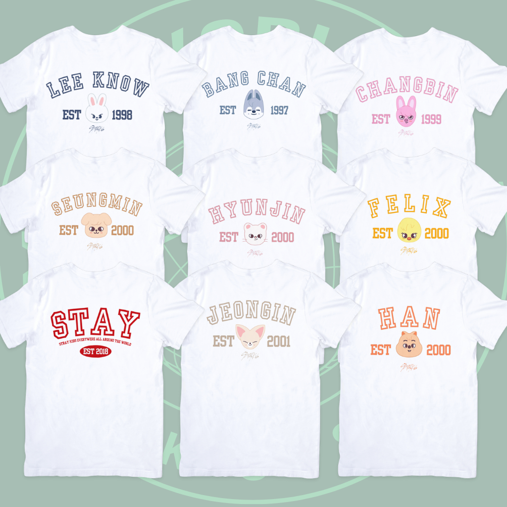 Camiseta Stray Kids College SKZOO SKZ | Shopee Brasil