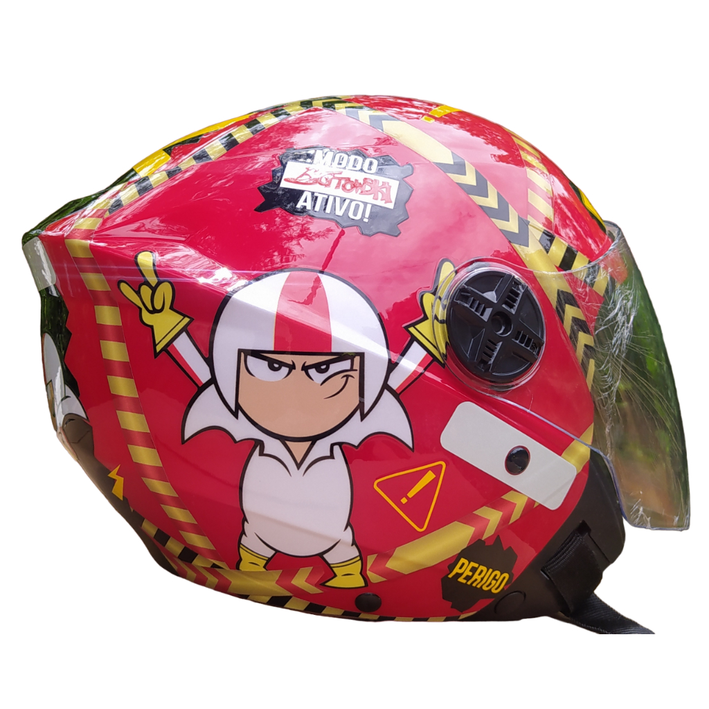 Capacete EBF NEW SPARK JET - Personalizado Modelo Kick Buttowski ...