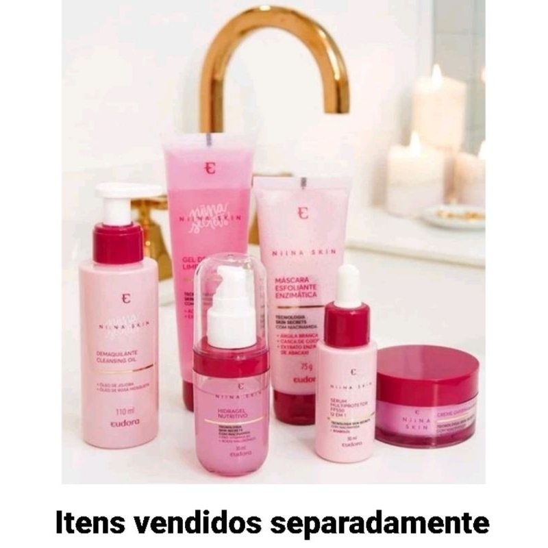 Linha Niina Secrets Skincare de Eudora | Shopee Brasil