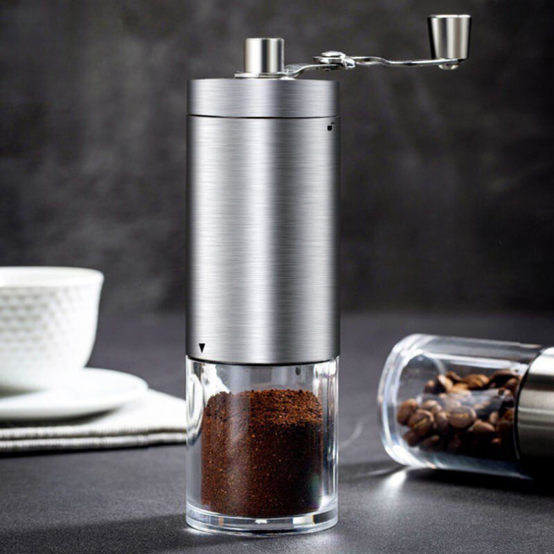 Moedor De Café Manual Mini Profissional Em Aço Inox Com Manivela ...