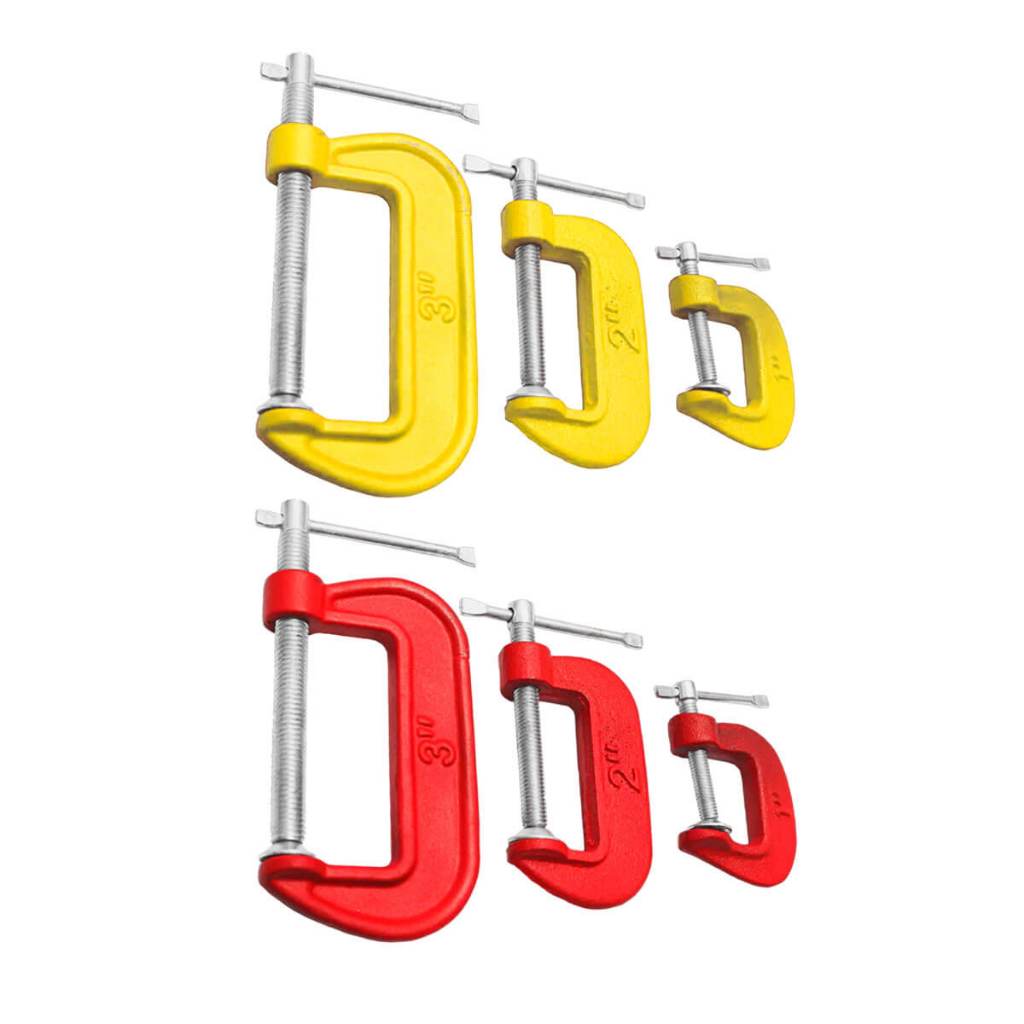 Jogo Grampos Sargento tipo C 1" 2" 3" arca Tools Modelo FBG-3232 ...