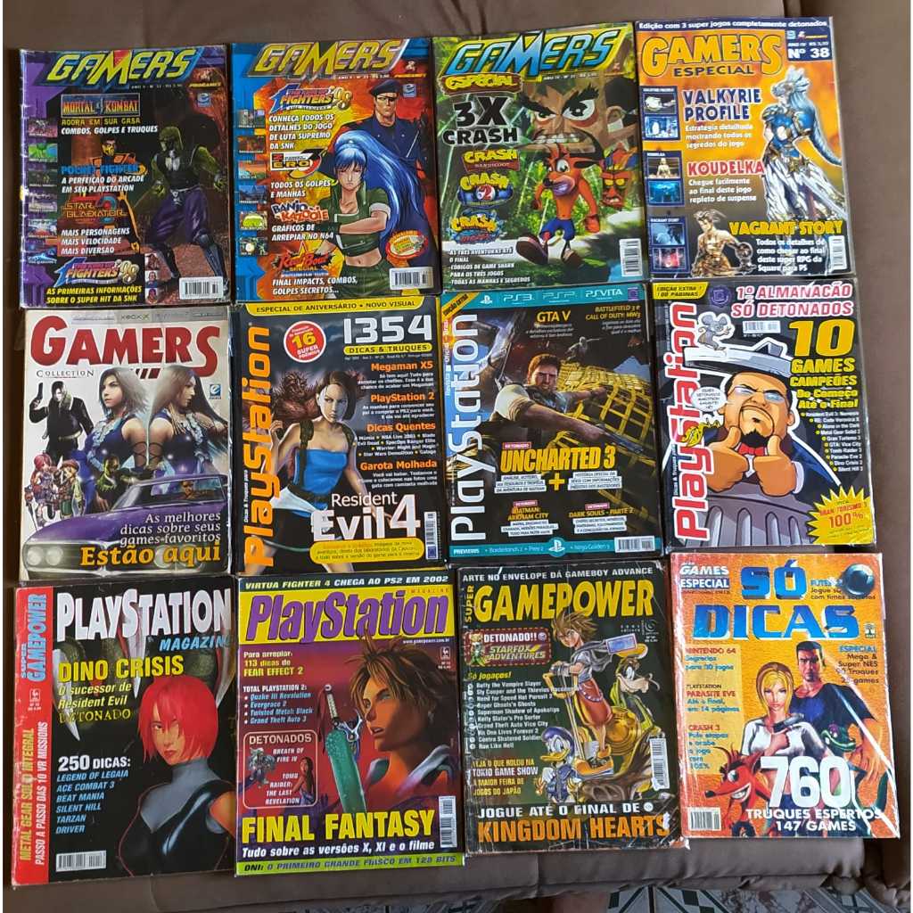 Revistas Gamers Especial Almanaque Playstation | Shopee Brasil