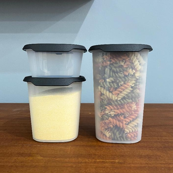 Kit Pote Lata Vasilha 3 Unidades - Kit One Touch Fresh Tupperware ...