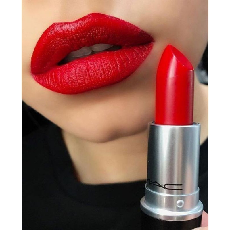 Batom Mac Ruby Woo (707) Envio imediato! M.A.C + mimo surpresa | Shopee Brasil