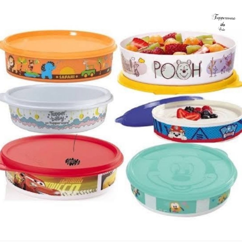 Pratinho com tampa , Tupper prato infantil Tupperware | Shopee Brasil