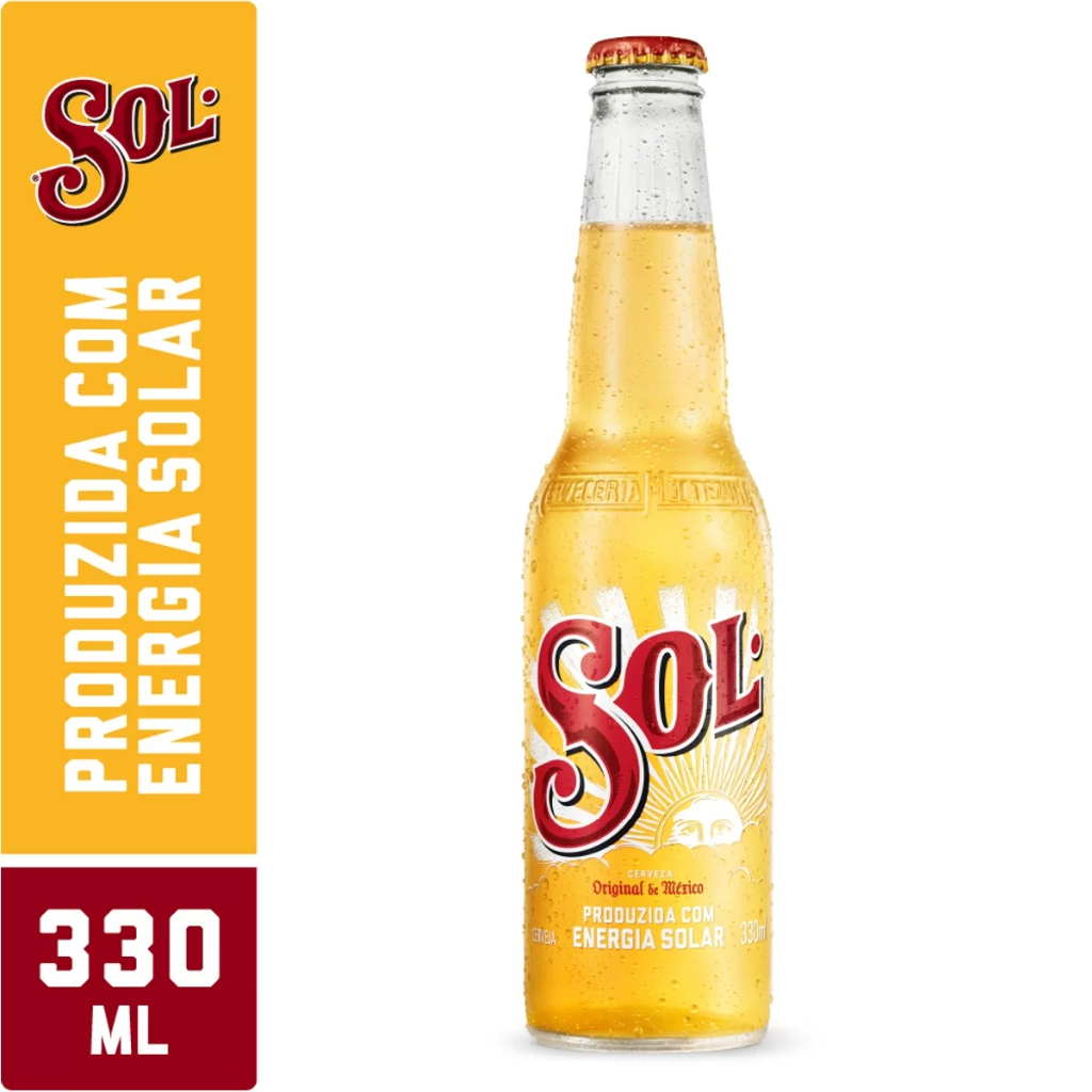 Cerveja Sol Premium Long Neck 330 ml | Shopee Brasil