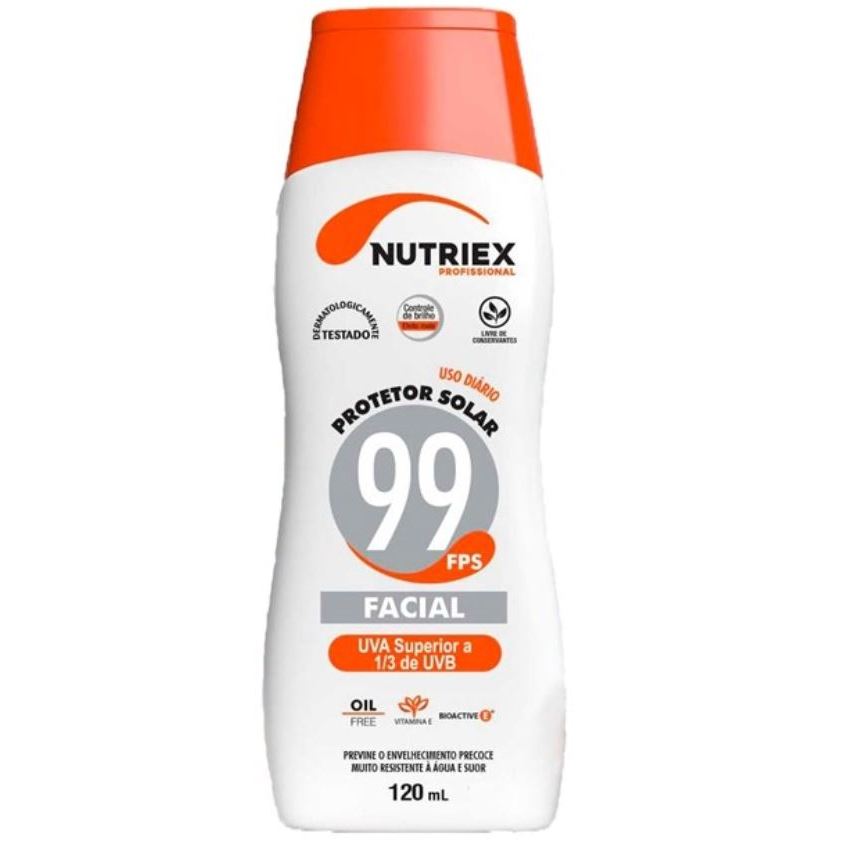 Protetor Solar Fps 99 Facial Nutriex 120ml | Shopee Brasil