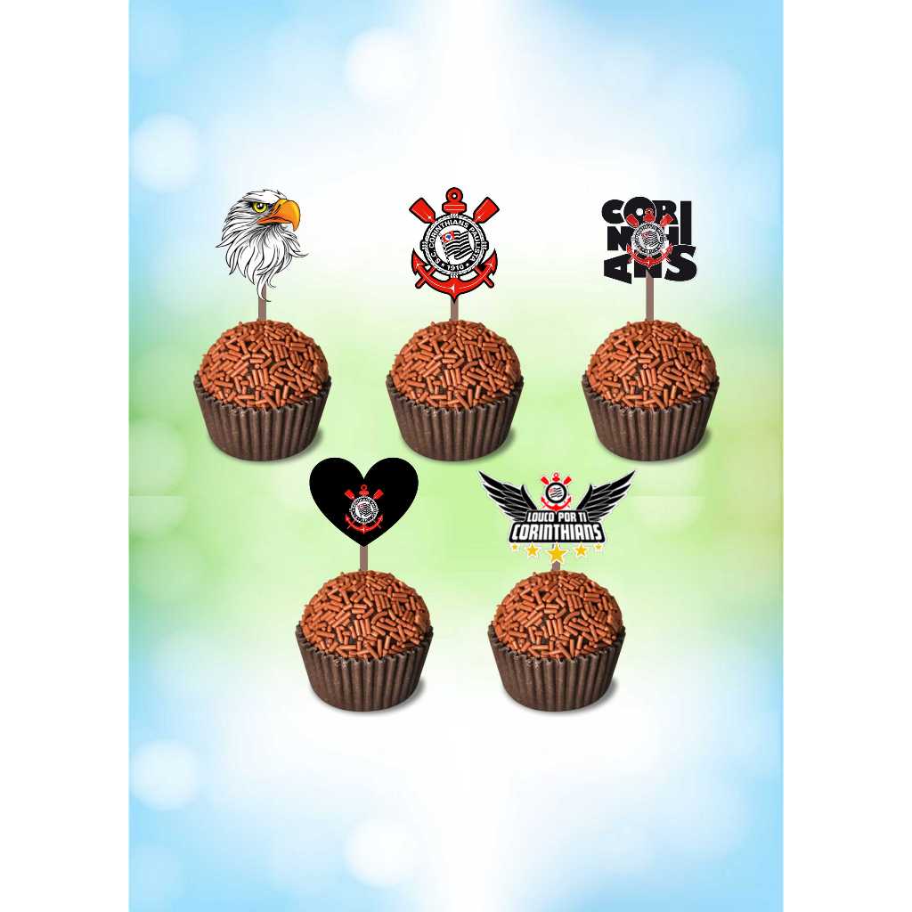 Topo de Bolo Corinthians - Topper Corinthians - Personalizado | Shopee ...