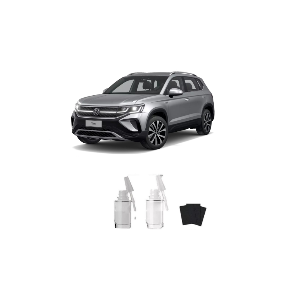 Tinta Tira Risco Automotivo Prata Pyrit Vw + Verniz 15ml | Shopee Brasil