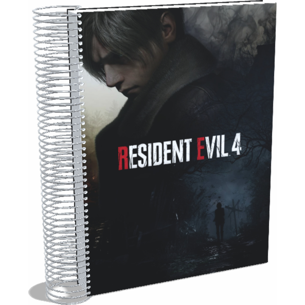 Caderno Capa PVC Personalizado Resident Evil 4 Remake | Shopee Brasil
